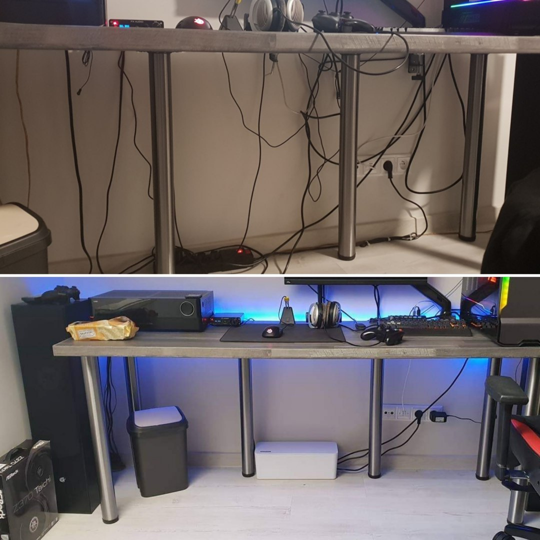 Pojemnik na kable i listwy. Kabel Box One Large | BlackWhite.tv